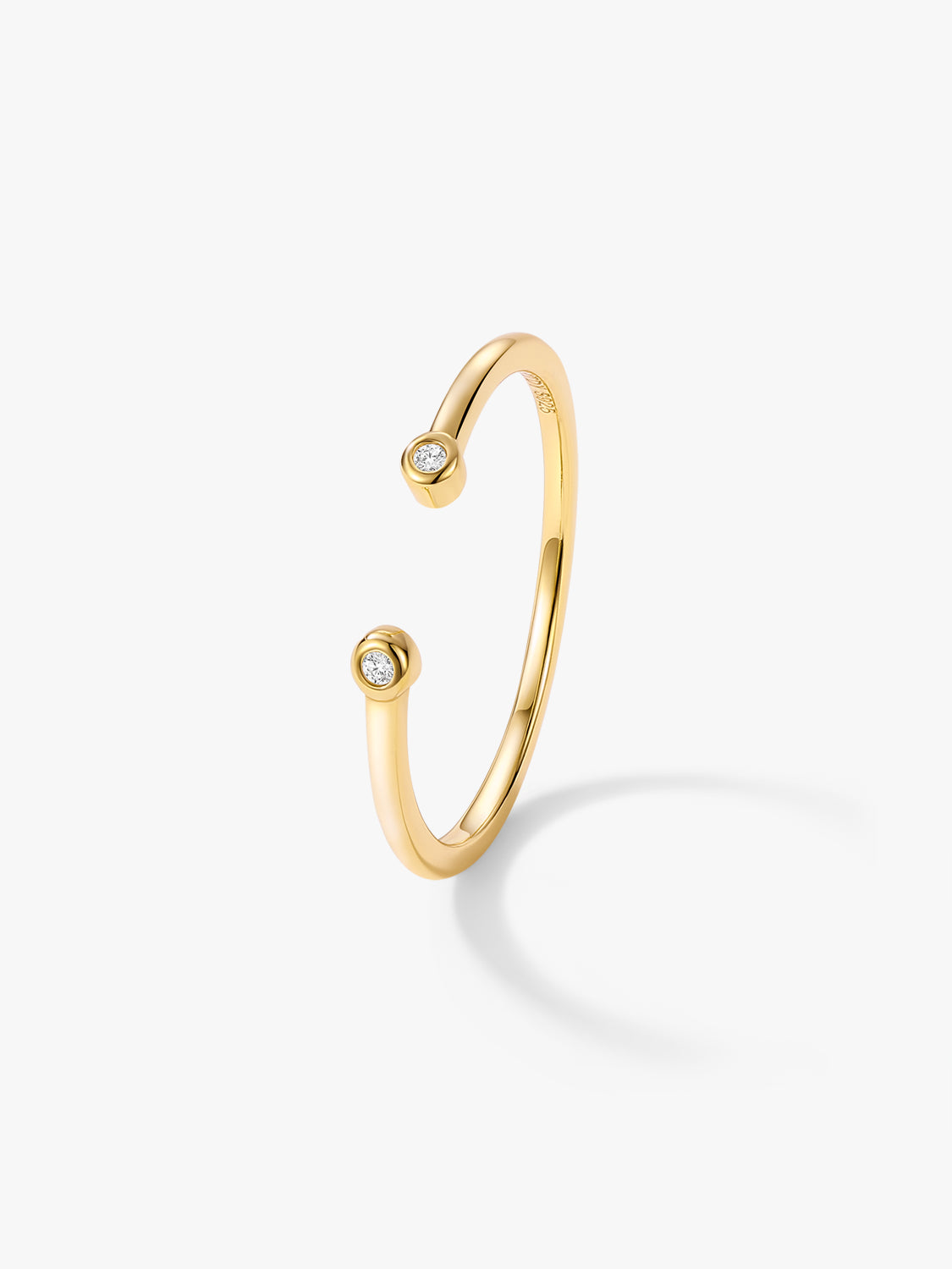 Slim Crystal Open Ring – OOTDY