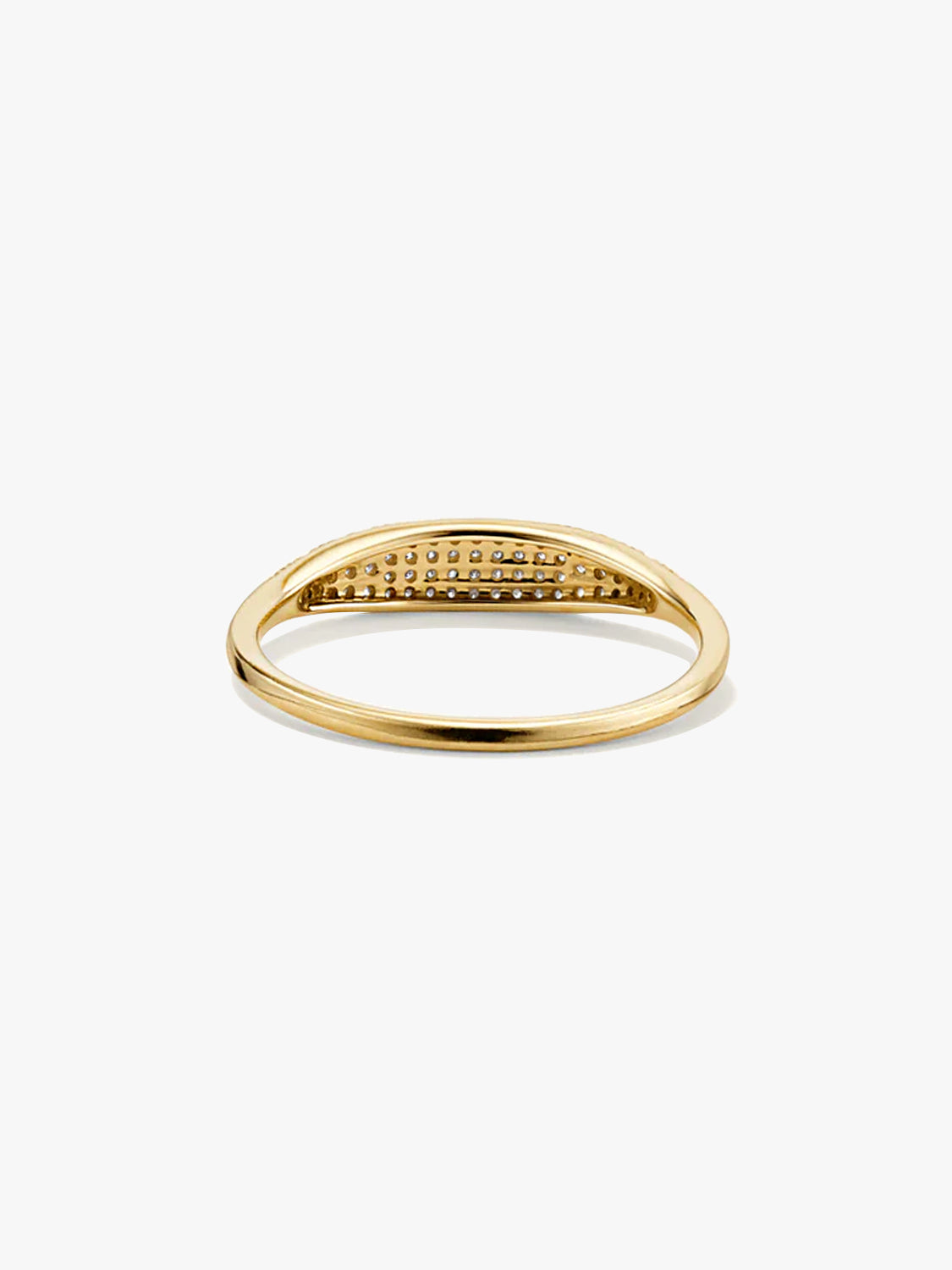 Pave Crystal Signet Ring – OOTDY
