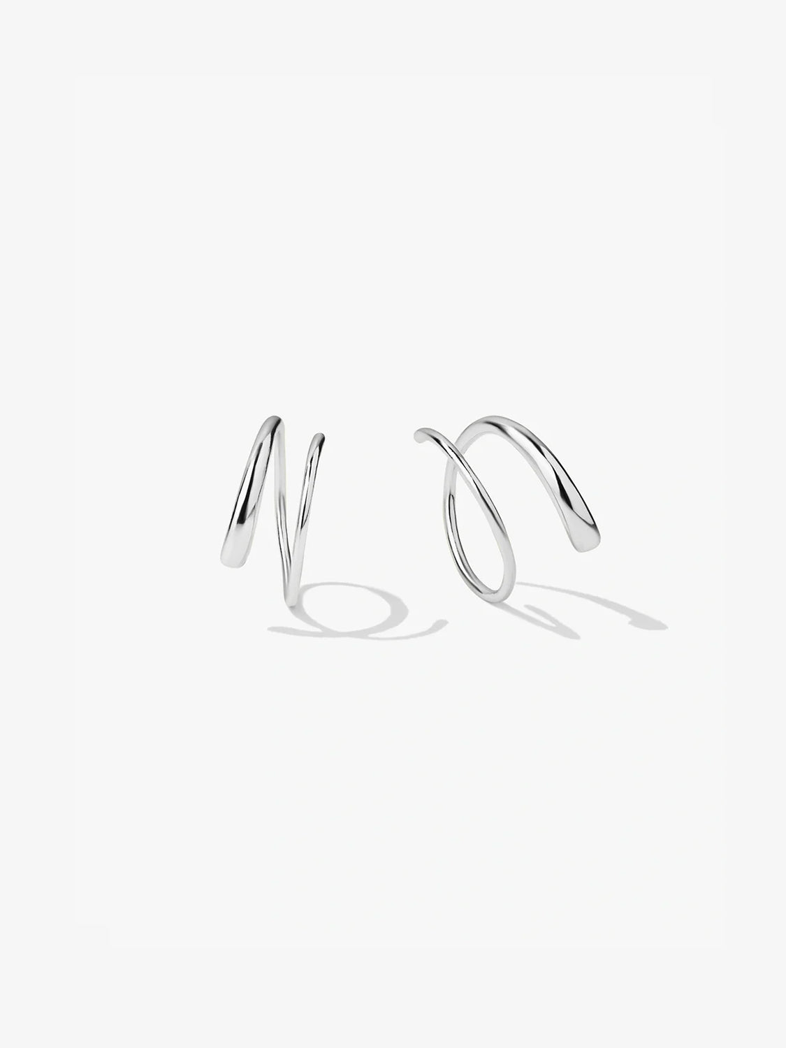 Silver Double Hoops – OOTDY